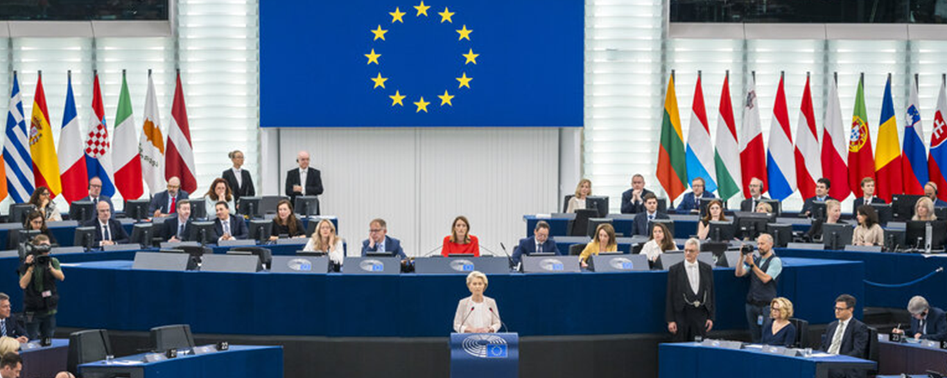 Le Parlement européen élit Ursula von der Leyen en tant que présidente de la Commission ...
